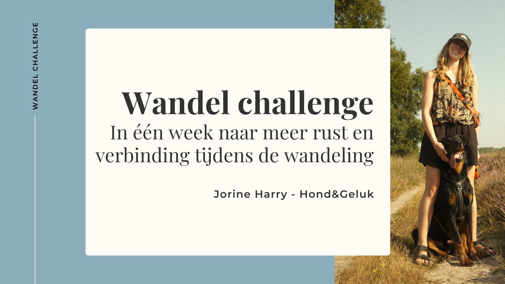 hond onrustig tijdens wandeling